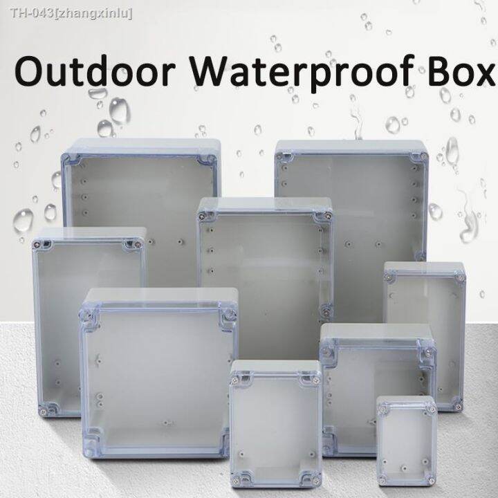 Vislble Waterproof Outdoor Enclosure Transparent Plastic Box Electronic ...