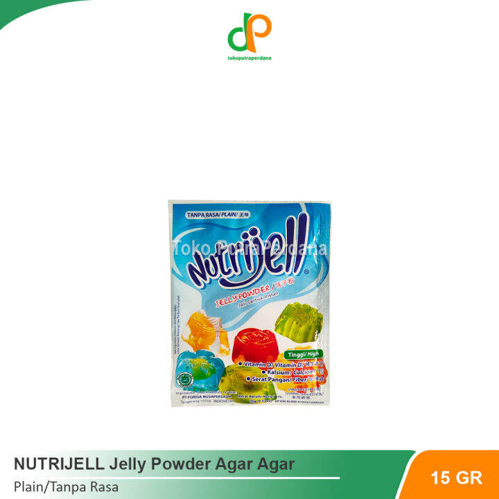 NUTRIJELL Jelly Powder Agar Plain 15gr | Lazada Indonesia