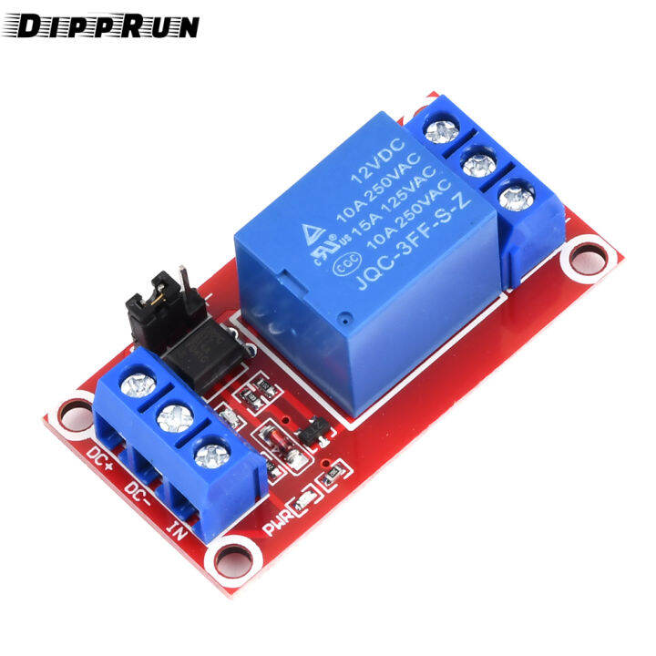 DIPPRUN Single Channel Relay 1 Channel Relay Module 12v 10a Low Level ...
