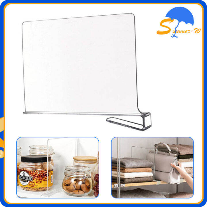 Sekat Rak Lemari Akrilik Sekat Lemari Pakaian Transparan Sekat Lemari ...