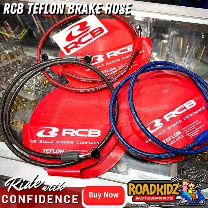 RCB TEFLON BRAKE HOSE 480mm550mm850mm950mm1m1.3m | Lazada PH
