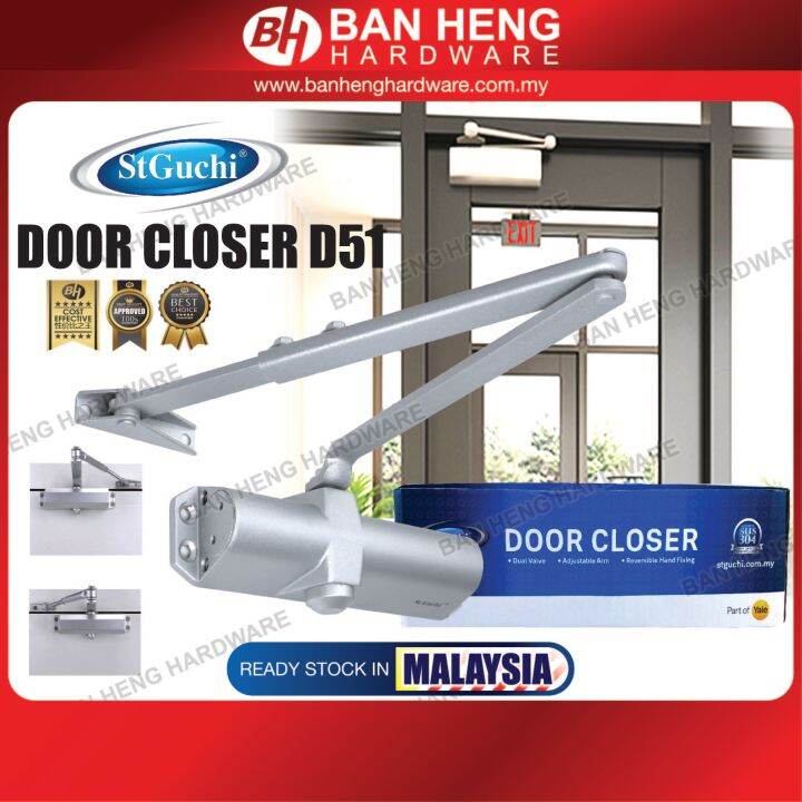 ST GUCHI SGDC-51 Door Closer 2 Speed Adjustment Sirim Certified ...