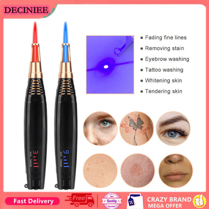 Picosecond LaserPen Blue Red Light Therapy PigmentTattoo Scar Mole ...