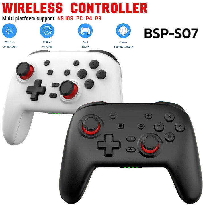 BSP-S07 Wireless Gaming Controller support Turbo & Motor Vibration ...