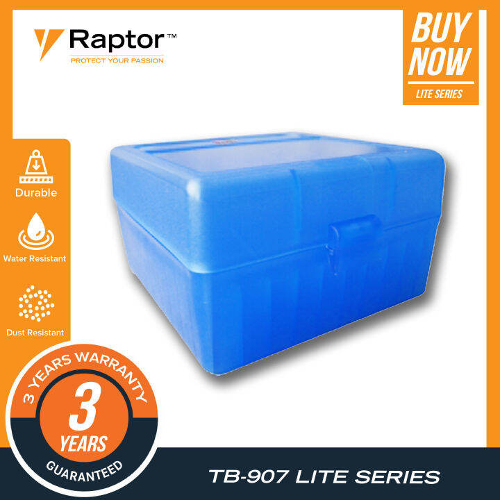 Raptor TB907 Clear Plastic Ammo Box for 17 Fireball 17 221 223 Rem 204 Ruger 222 Rem Mag 223 Rem ...