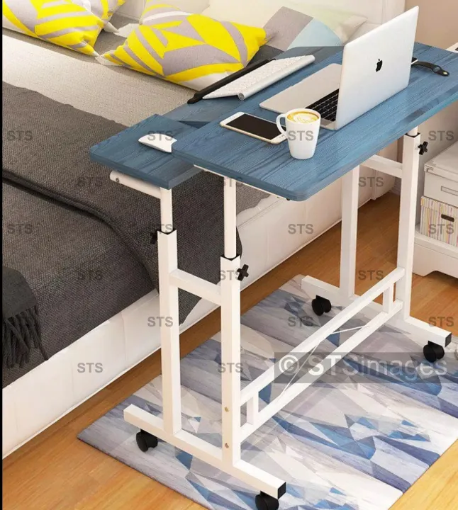 STS Movable Laptop Table Mobile Stand Up Desk, Height Adjustable ...
