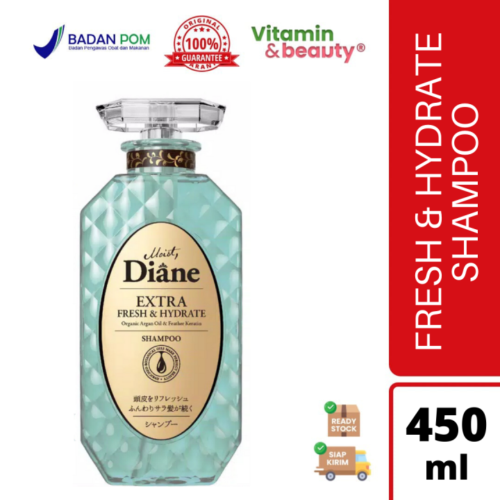 MOIST DIANE Extra Fresh & Hydrate Shampoo 450 ml | Lazada Indonesia