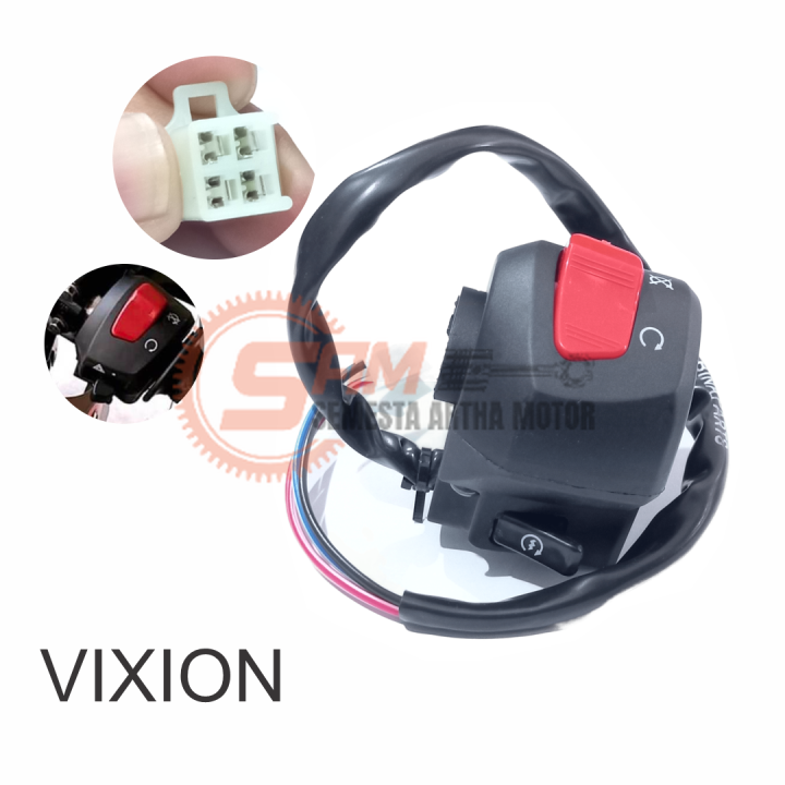 Saklar Kanan Motor Yamaha Vixion Lama Old Switch Tombol Stater Engine ...