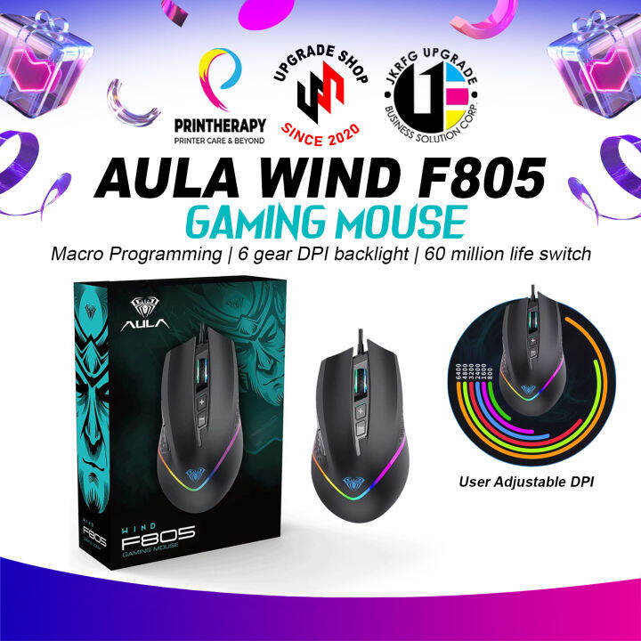 AULA Wind F805 Gaming Mouse | Lazada PH