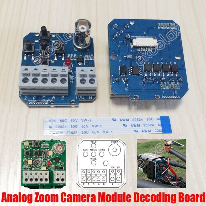 [PIN XIAN] CCTV Zoom Camera Module Block Decoding Control Board RS485 ...
