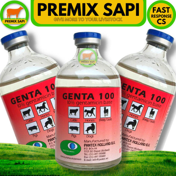 PANTEX GENTA 100ml - obat pernafasan, pencernaan, pekencingan hewan ...