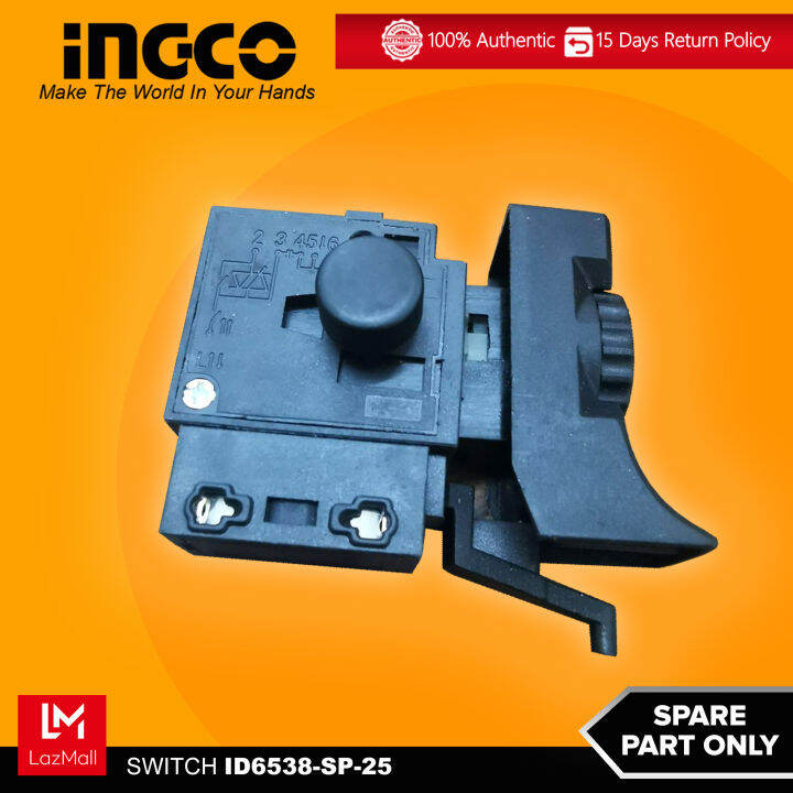 Ingco ID6538-SP-25 Switch Only for Impact Drill ID6538 Spare Part Only ...