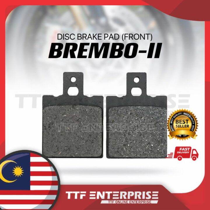 BREMBO-II DISC BRAKE PAD (FRONT) BREMBO2 BREMBO 2 TWO | Lazada