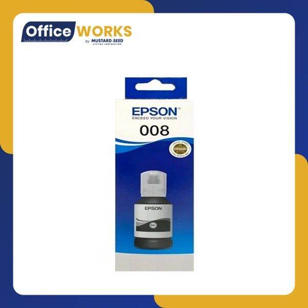 Epson 008 C13T06G100 Pigment Black Ink | Lazada PH