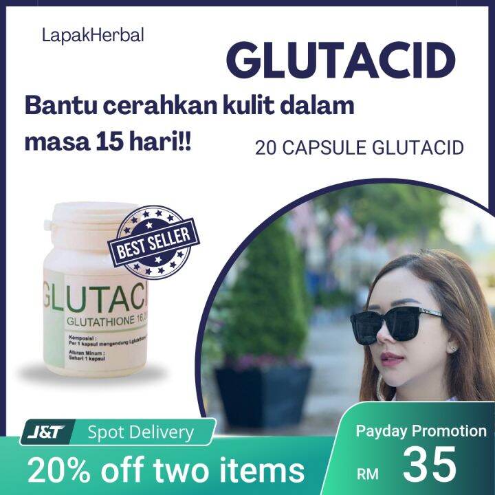 Glutacid skin whitening Capsule effectively brighten skin White in 7-10 ...