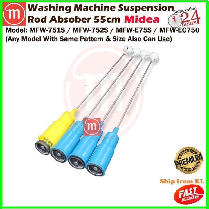 Midea Washing Machine Suspension Rod Absorber 55cm MFW-751S / MFW-752S / MFW-E75S / MFW-EC750 ...