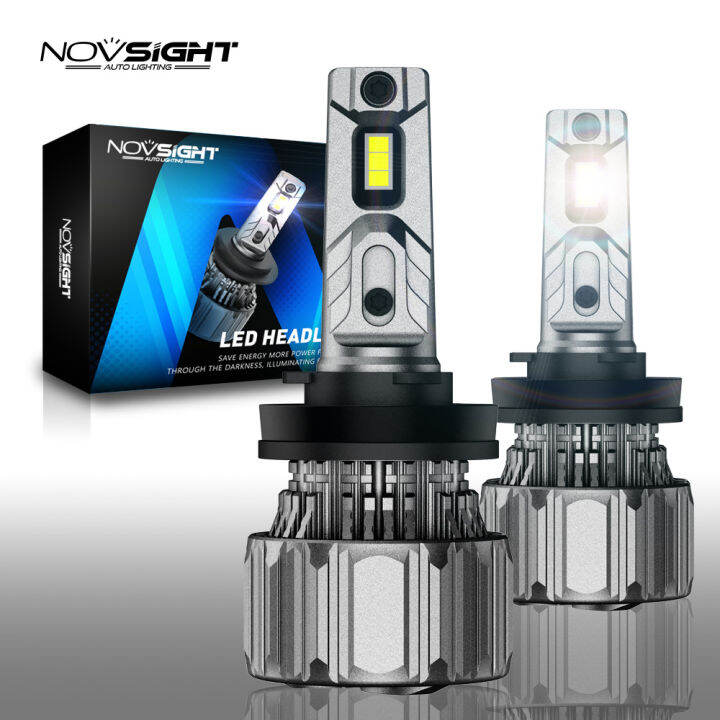 Novsight N50Y H11 LED Headlights 1 set 2pcs 15000LM 3000K Yellow Light ...