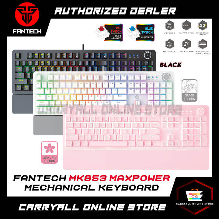 Fantech MK853 MAXPOWER Mechanical Gaming Keyboard | Lazada PH