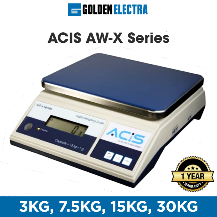 Timbangan Digital ACIS AW-X Multi Purpose Scale 3kg 7.5kg 15kg 30kg AW-3X AW-7.5X, AW-15X, AW ...