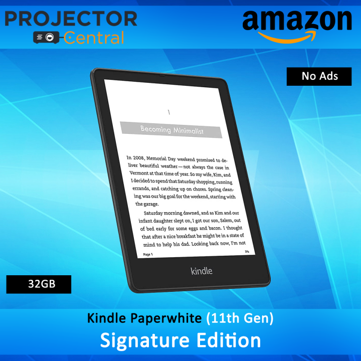 Amazon Kindle Paperwhite Signature Edition (11th Gen), (32 GB) – With a 6.8" display, wireless ...