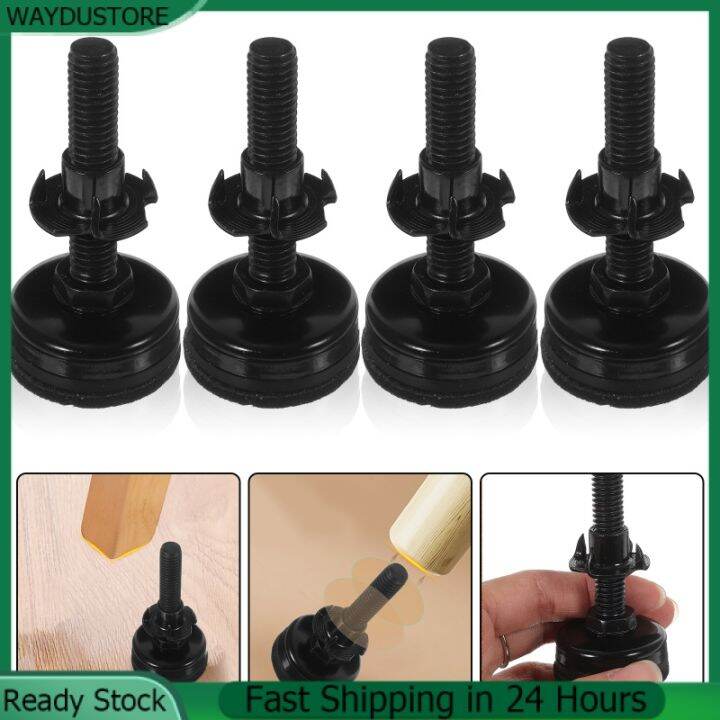 WAYDUSTORE 4 Sets Tables Chairs Raiser Threaded Furniture Levelers ...