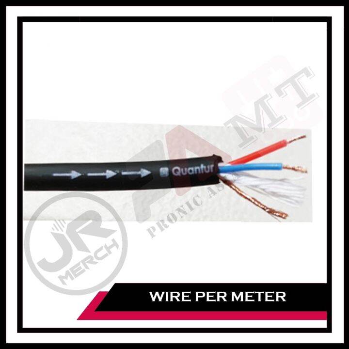 Hot sales☫☋₪ PER METER Quantum Microphone Stereo Cord Heavy Duty (QMC/M ...