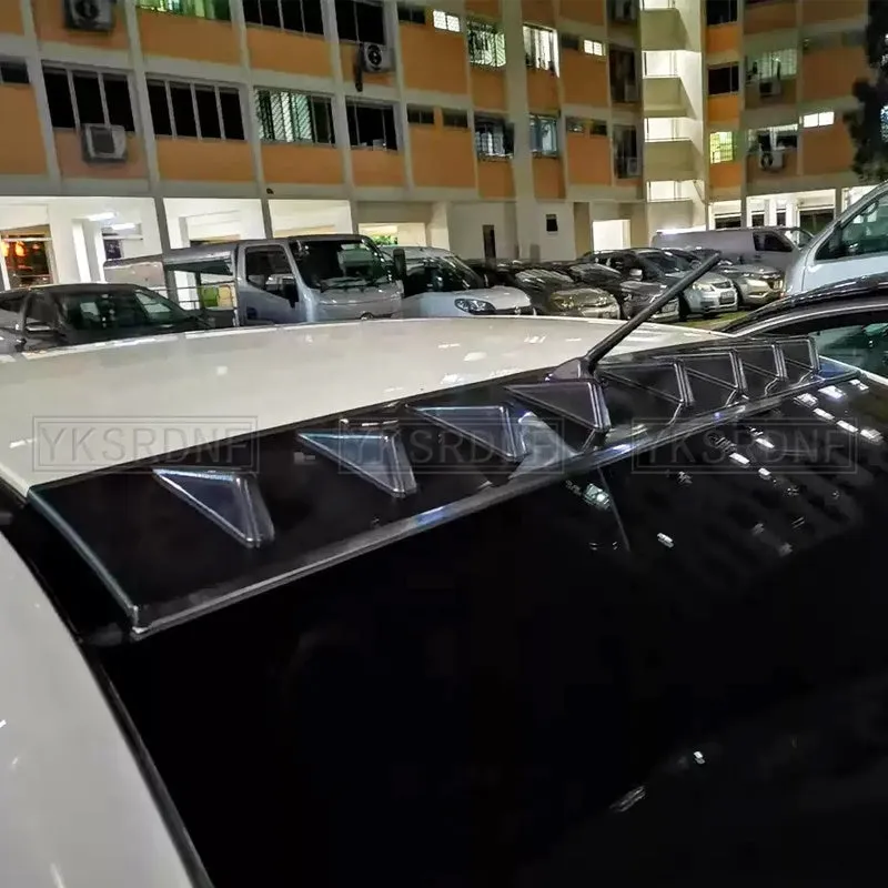 For Mitsubishi Lancer EX Roof Spoiler 2009-2016 ABS Material Rear ...