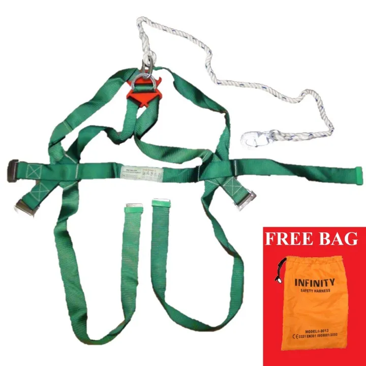 Infinity Full Body Safety Harness with Bag | Lazada PH