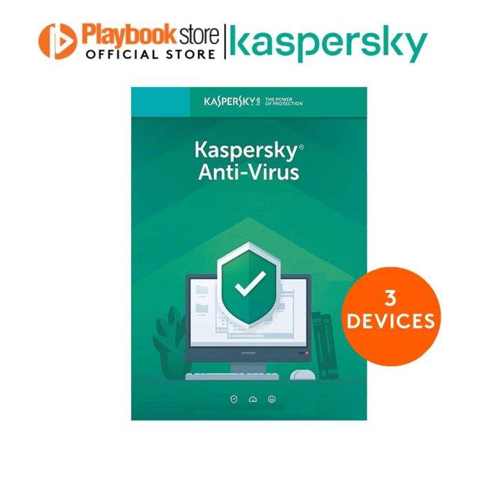 ☈♟♛ Kaspersky Antivirus 2021 For 3 Devices 1 Year Protection | Lazada PH