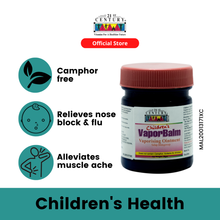 21st Century Children's Vapor Balm (camphor free) - 38gm | Lazada