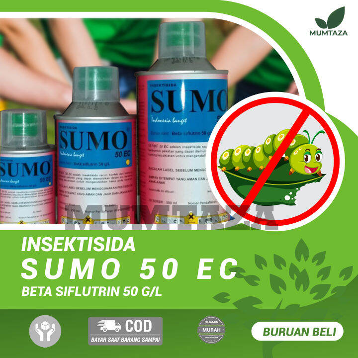 Insektisida SUMO 50 ec kemasan 80 ml dan 250 ml pembasmi ulat dan trips | Lazada Indonesia
