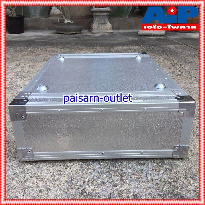 COMPACT B-3U 2ฝาหน้า-หลัง ลึก21" ผิวอลูมิเนียม แร็ค กล่องใส่เครื่องเสียง แร็คลึก21นิ้ว RACK3U เอ ...