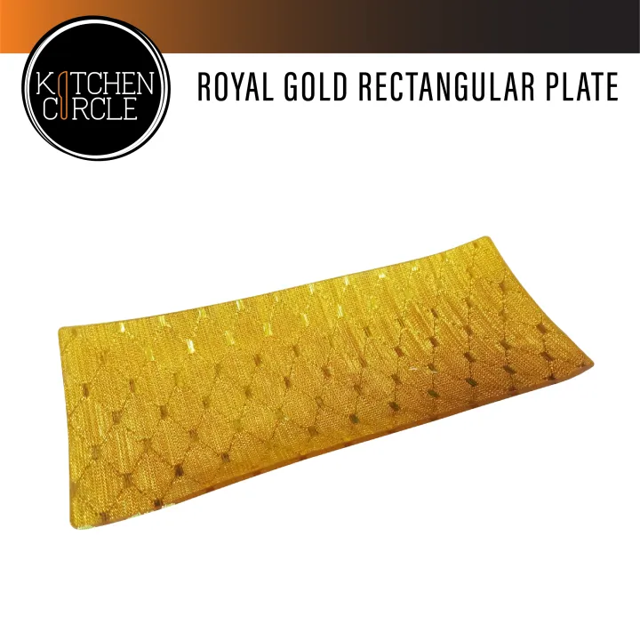 Royal Gold Rectangular Plate | Lazada PH
