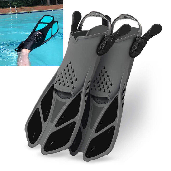 Professional Snorkeling Foot Diving Fins Adjustable Swimming Comfort ...