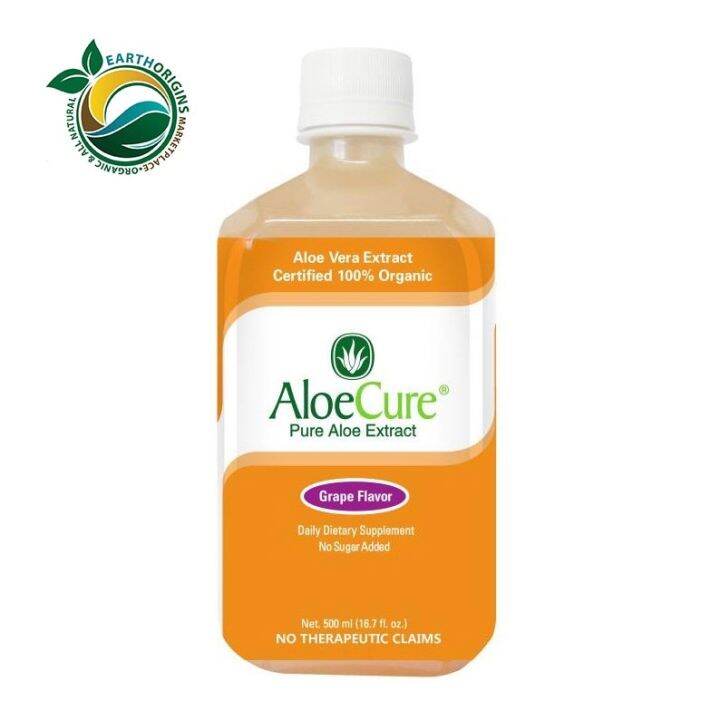 Aloe Cure Pure Aloe Extract - Grape Flavor - (500ml) | Lazada PH