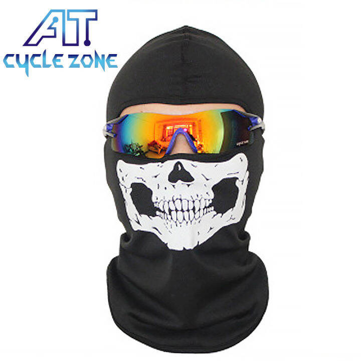 Skeleton Ghost Skull Face Mask Biker Balaclava Call of Duty Costume ...