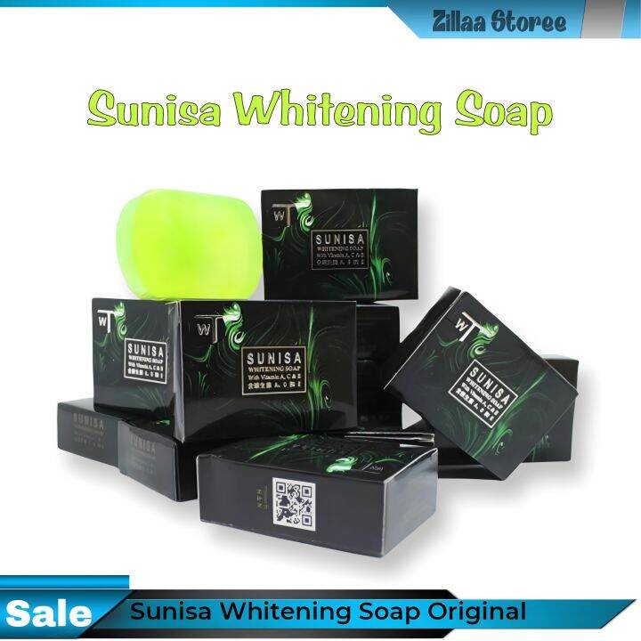 [Zillaa] Sunisa Whitening Soap Dosis Tinggi Dosting Collagen ...