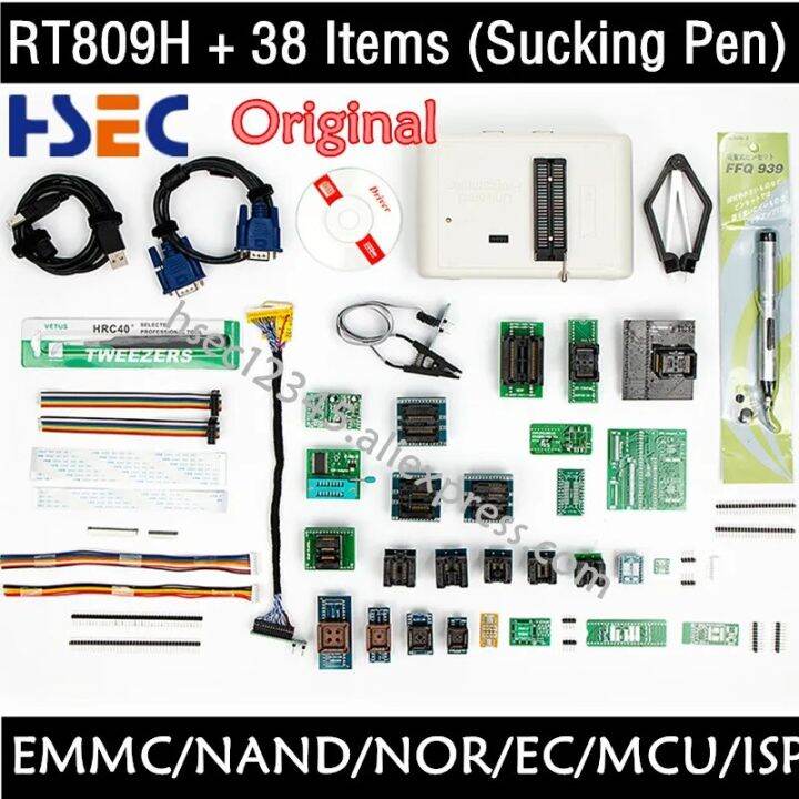 Rt809h Emmc Nand Flash Programmer Universal Programmer Tsop56 Tsop48 Sop44 Adapter Vga Hdmi