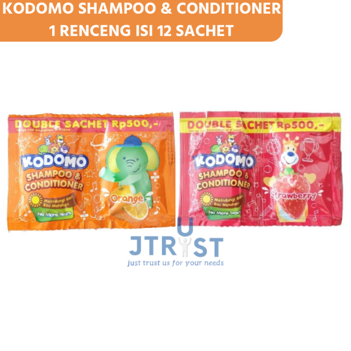 Kodomo Shampoo Anak Kemasan Sachet ( 1 Renceng isi 12 Sachet ) | Lazada Indonesia