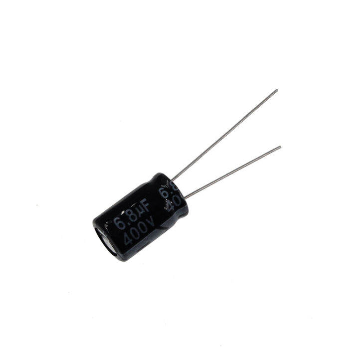 50PCS 6.8UF 400V 6.8MFD 400โวลต์8*12Mm อลูมิเนียม Electrolytic Capacitor 6.8mf400v 400v6.8mf 6 ...