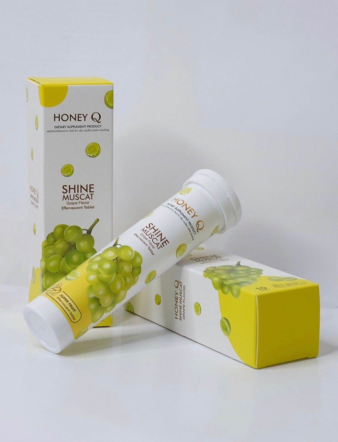 โปรเปิดใจ เม็ดฟู่ 1 + ฟรีคอลลาเจน 1 กล่อง : Honey Q ฮันนี่คิว เม็ดฟู่ คุมหิว อิ่มนานขึ้น 1 ...