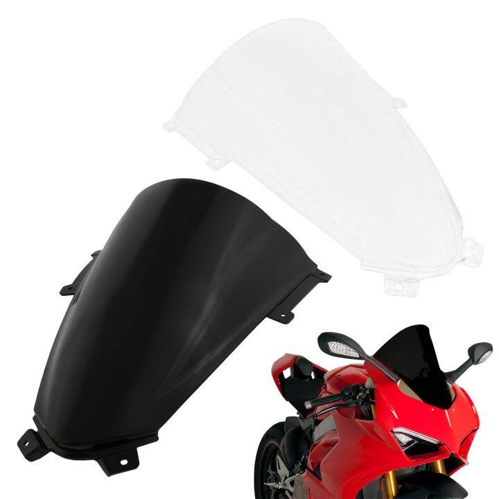Motorcycle Front Windscreen Windshield Fly Screen Shield Wind Deflector ...