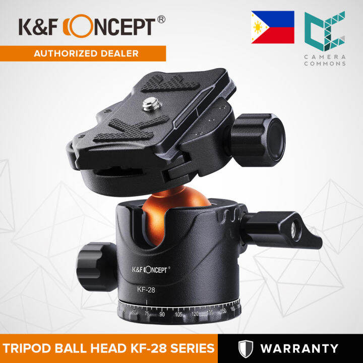 K&F Concept Professional Metal Tripod Ball Head KF-28 Series KF28 Ballhead KF-LH28 | Ball Head ...