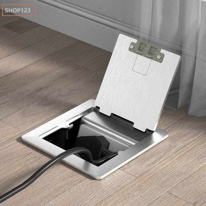 Stainless Steel Concealed Grounding Socket Three Hole-Double Fole ...