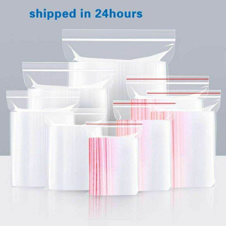 Ziplock Bags 10pcs BIG SIZE Zipper Bag Zip Plastic Bag Resealable Multipurpose Zip Bag Pouch ...