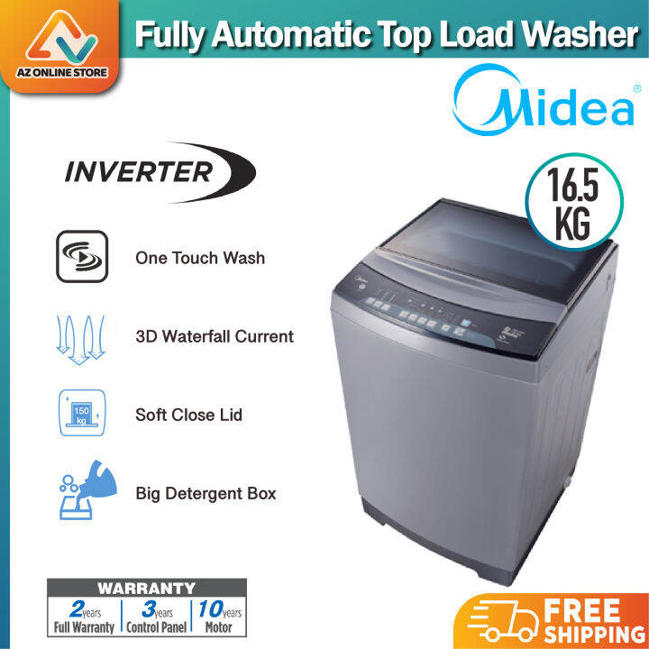 [FAST SHIPPING] Midea 16.0KG Washer Top Load Full Automatic Washing ...
