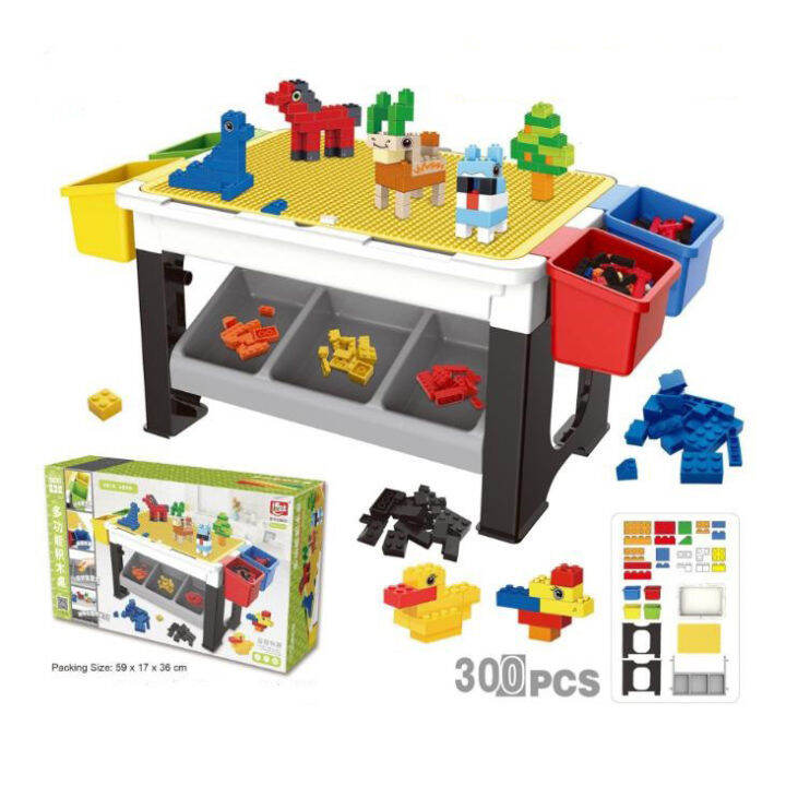 (300Pcs) Multi Function Bricks Building Blocks Study Learning Drawing ...