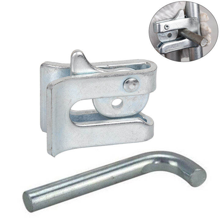 1 Set Galvanized Automatic Gate Lock Pig Door Latch Lock for Pigsty ...