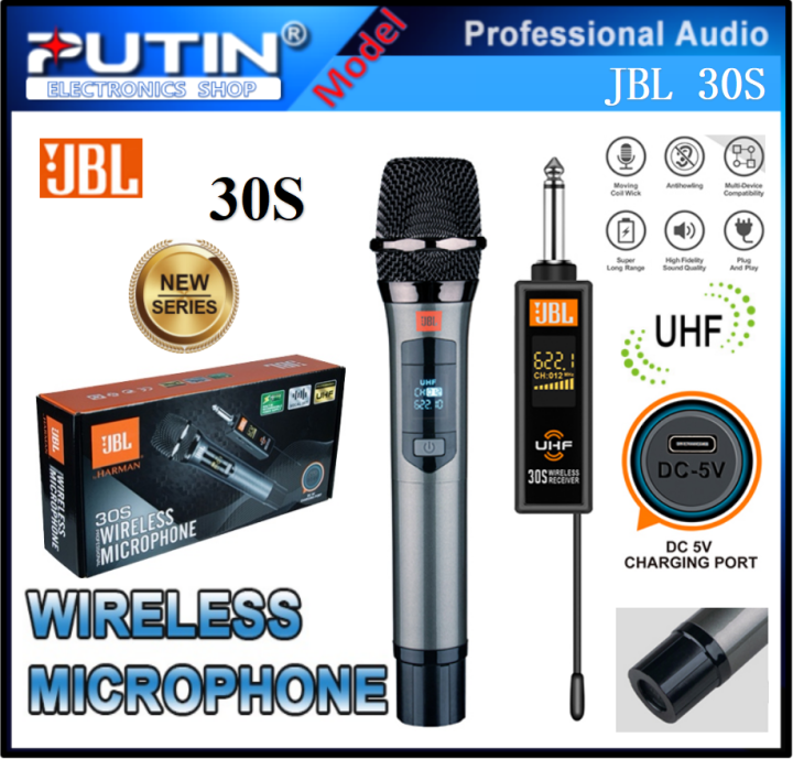 The JBL 30 S UNIVERSAL WIRELESS MICROPHONE J30S UNIVERSAL WIRELESS MICROPHONE | Lazada PH