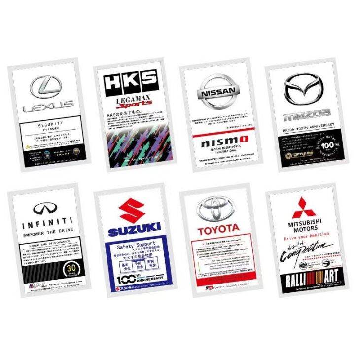 Japanese JDM Car Stickers for Toyota Mitsubishi HKS Mazda Honda GTR ...